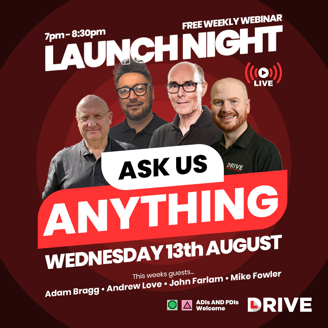 Ask us Anything 13-08-2025 | DRIVE Driving School